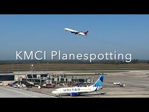 Kansas City International Airport (KMCI) Planespotting 3 - YouTube