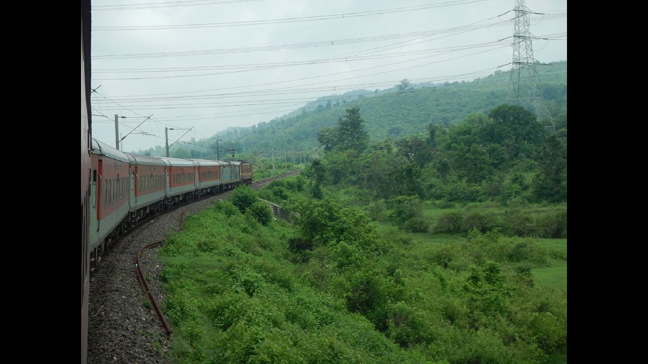 Ranchi Rajdhani Express: High Speed Full Journey Compilation - YouTube
