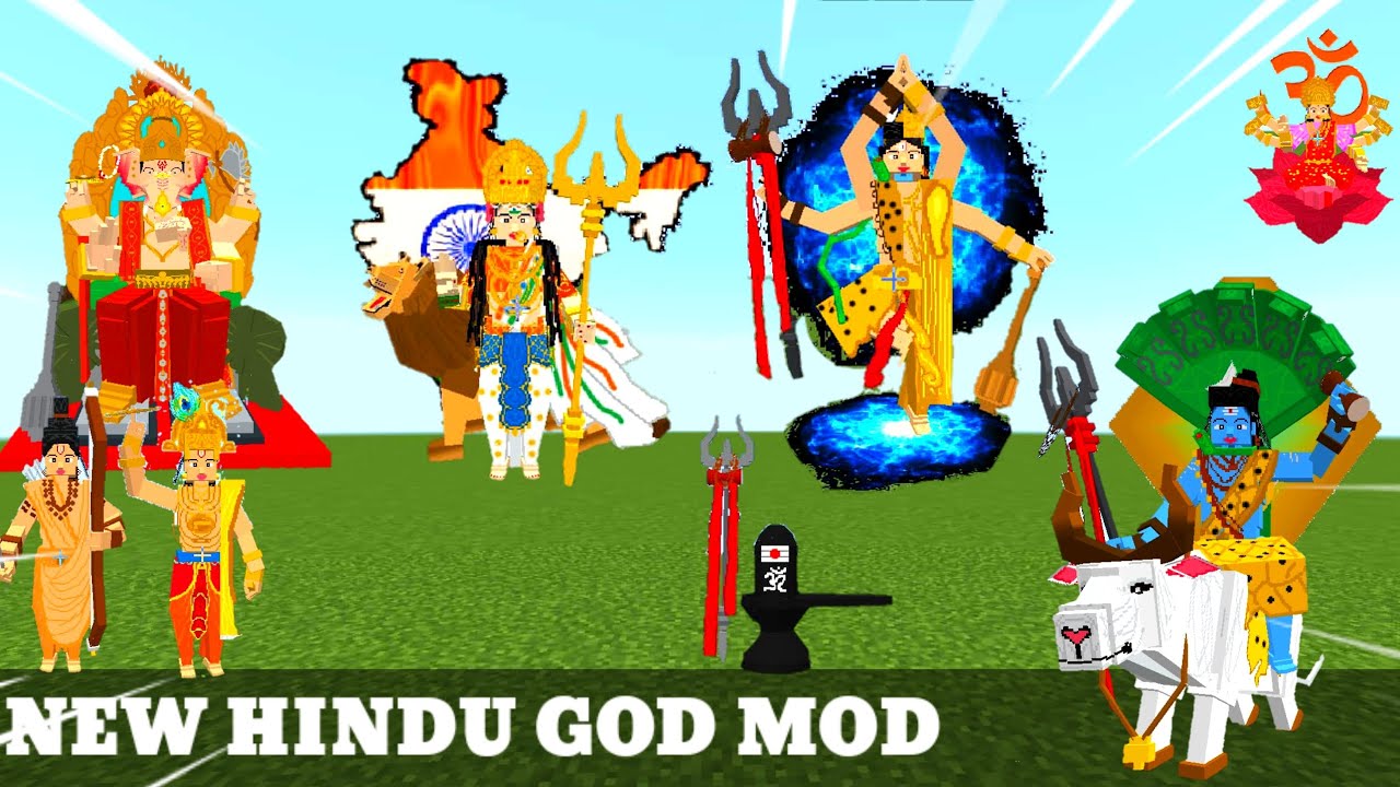 DOWNLOAD NEW HINDU GOD MOD FOR MINECRAFT PE 😬 - YouTube