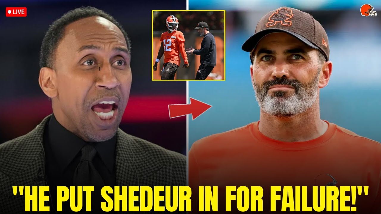 Stephen A Smith RIPS Kevin Stefanski APART For Not GIVING Shedeur ...