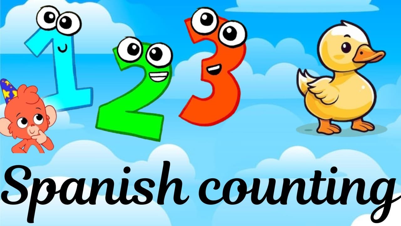 Counting in Spanish | Learn Spanish | 1234..... ! DingDongWithToons ...