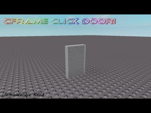 CFrame Click Door | Roblox Studio - YouTube