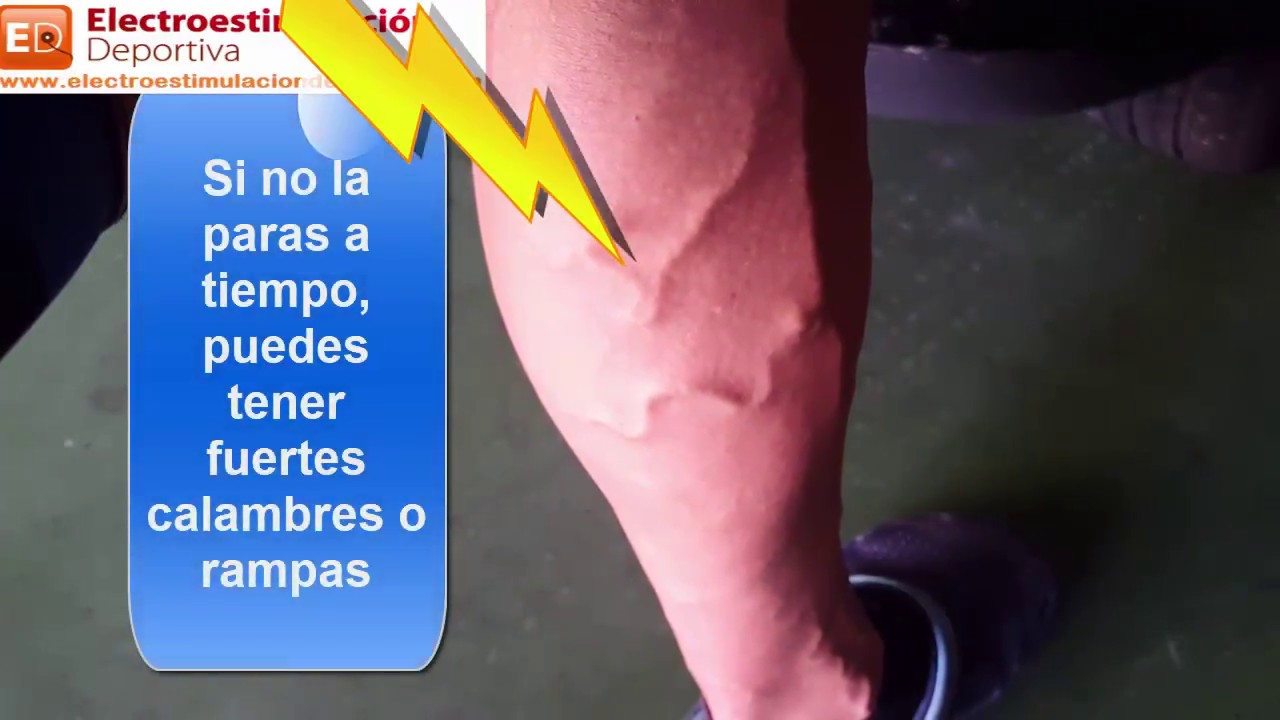 Así se forman los calambres musculares en las piernas tras un ...