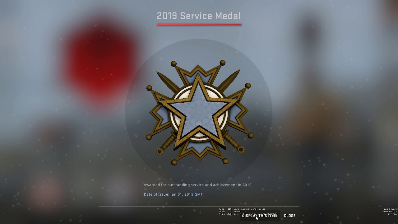 Finally 2019 Service Medal! CS:GO - YouTube