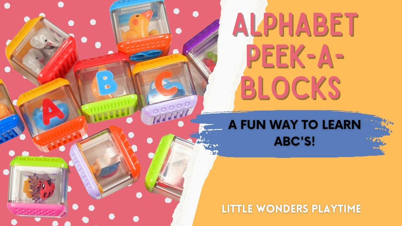 Interactive ABC Peek-A-Blocks - Learn alphabet and word associations ...