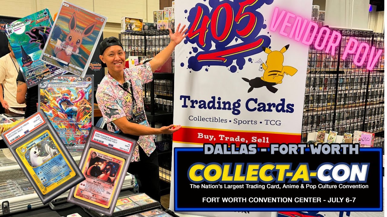Collect-A-Con Dallas - Fort Worth 1st ever Vendor POV - YouTube