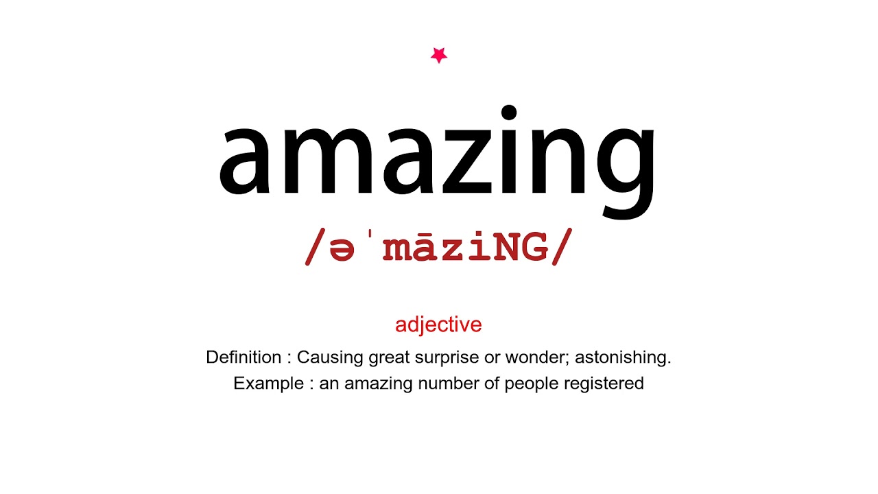 How to pronounce amazing - Vocab Today - YouTube