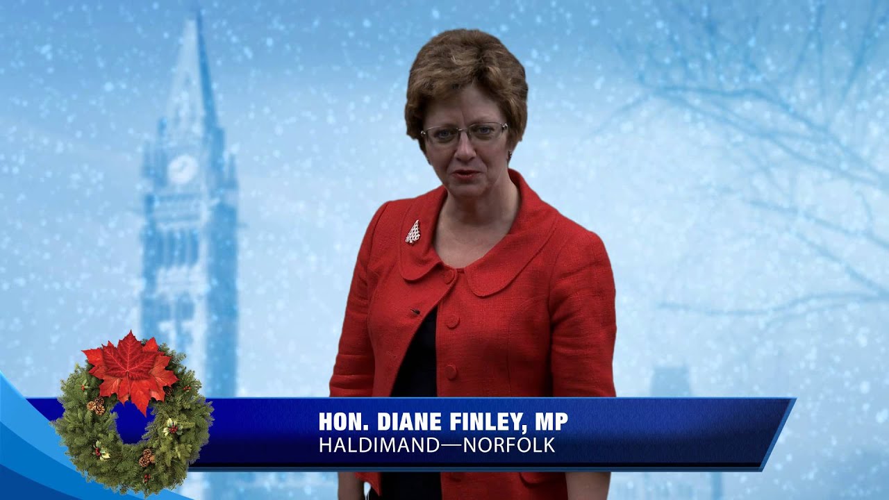 Merry Christmas from MP Diane Finley - YouTube