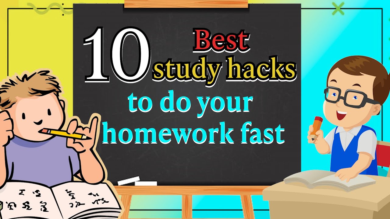 10 BEST STUDY HACKS TO COMPLETE YOUR HOMEWORK FAST| #Abetterlife - YouTube