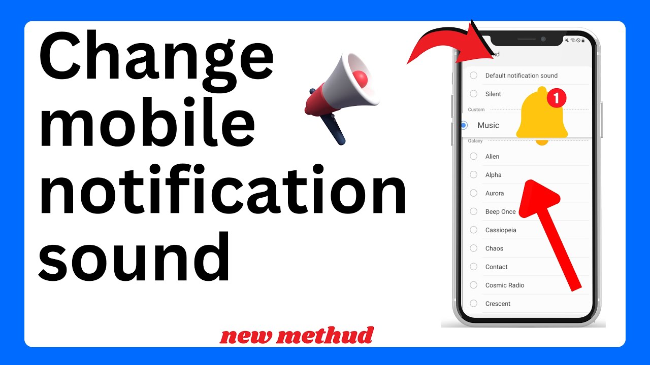 How to change mobile notification sound | change mobile notification ...