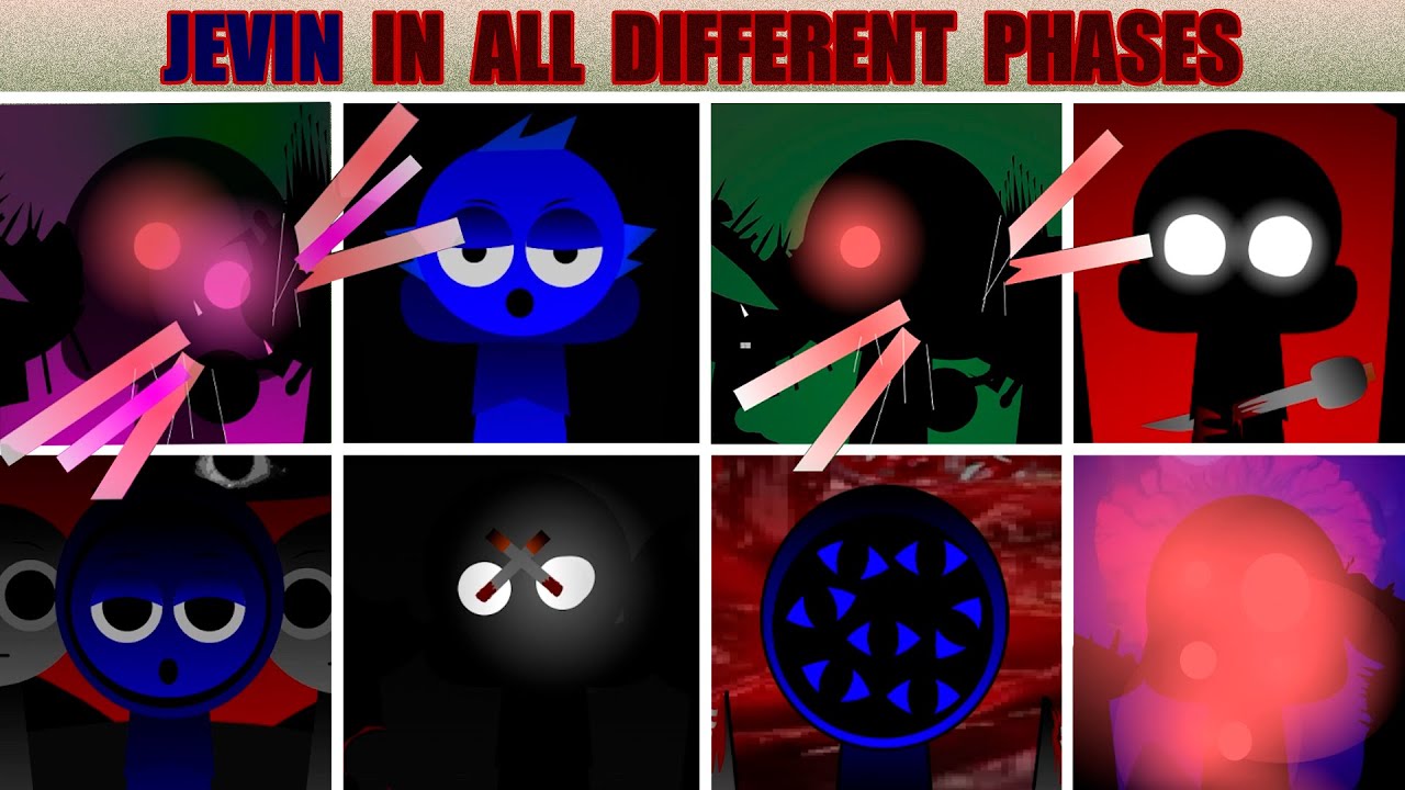 JEVIN in ALL Different Phases | 1 - 888 Phases - YouTube Music