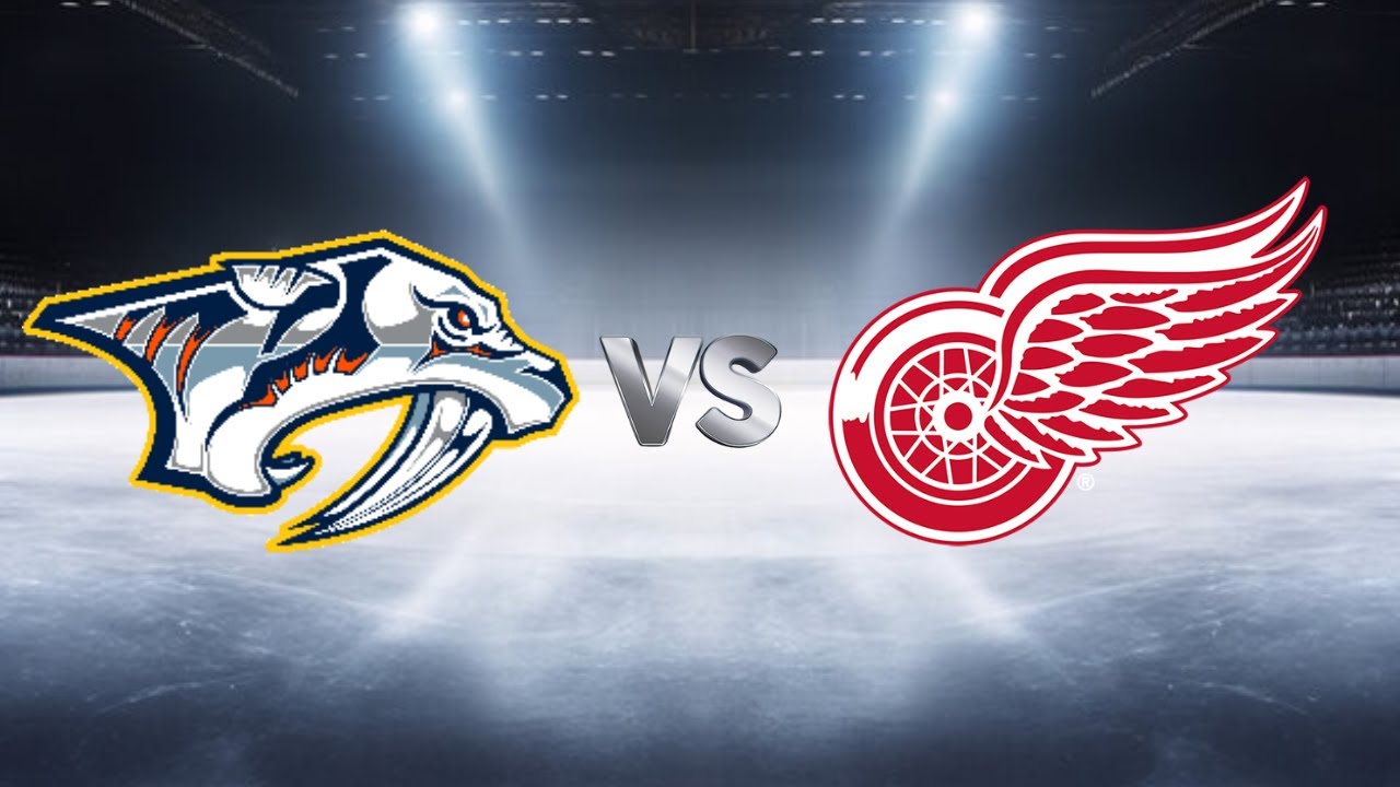 Nashville Predators (0-13-0-1) vs Detroit Red Wings (12-2) - YouTube