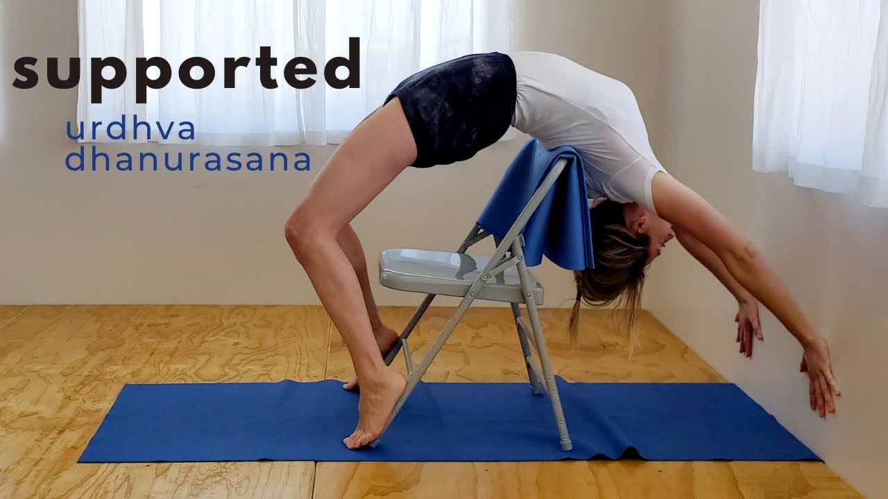 Urdhva Dhanurasana With Chair