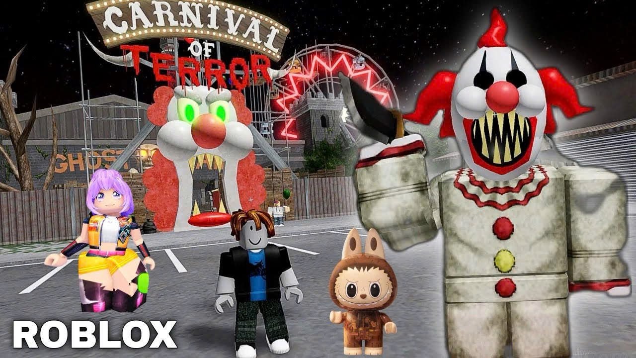 ROBLOX ON TABLET -Escape The Carnival of Terror Obby! Full - YouTube