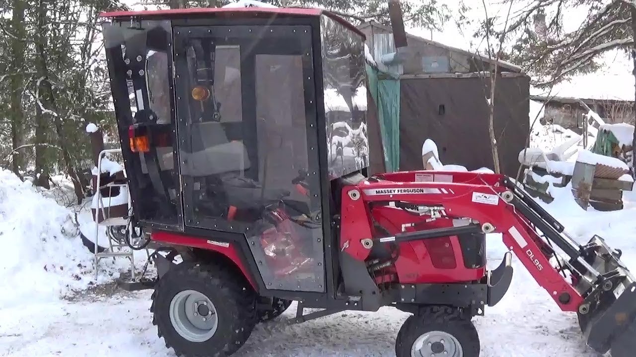 Homemade tractor CAB for mi GC1710 part 2 - YouTube