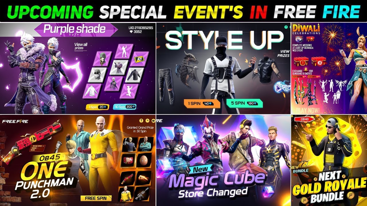Purple Shade Bundle Retune | Upcoming Event In Free Fire | Free Fire ...