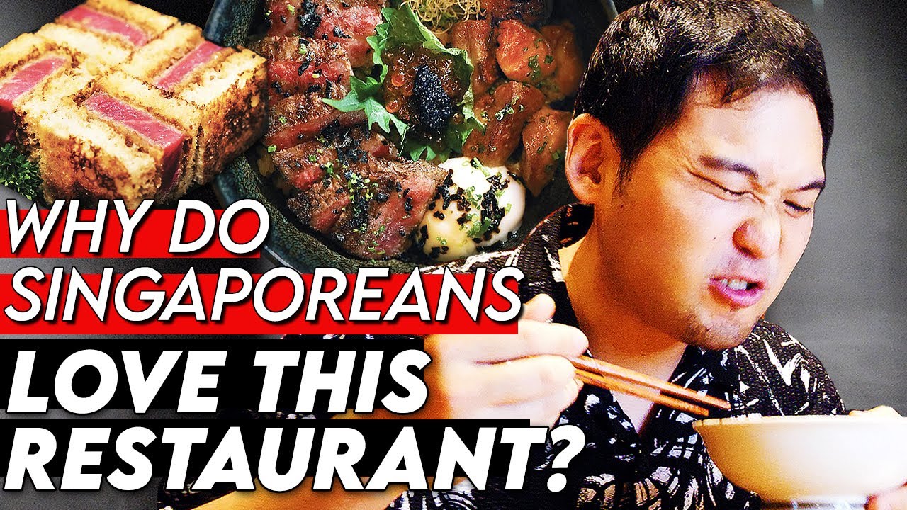 Singaporeans LOVE This Japanese Restaurant.. I Tried - YouTube