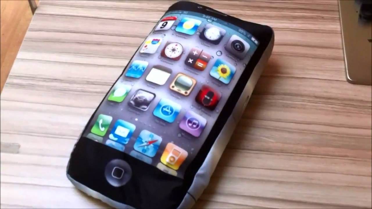 Review: Cute iPhone 4 Style Pillow Cushion - YouTube