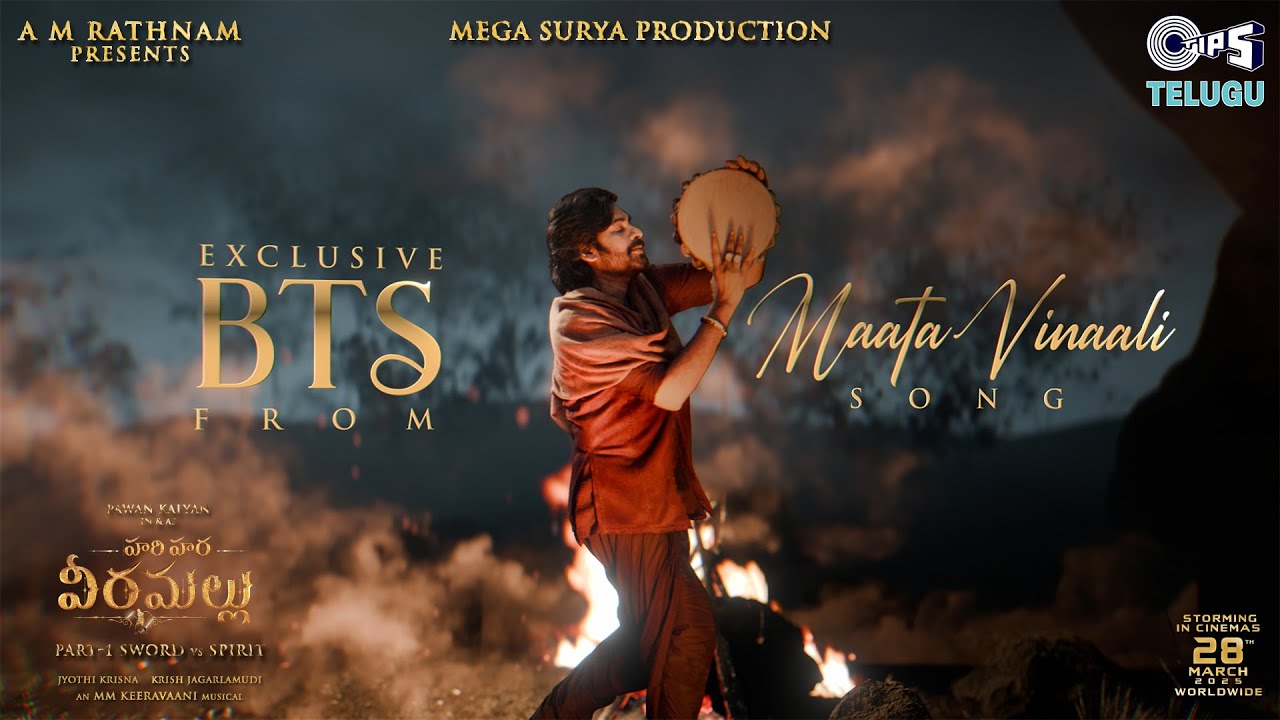 Maata Vinaali - BTS | Hari Hara Veera Mallu | Nidhi | MM Keeravaani ...