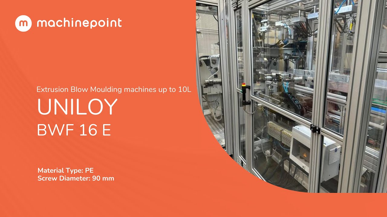UNILOY BWF 16 E Extrusion Blow Moulding machines up to 10L | UNILOY ...