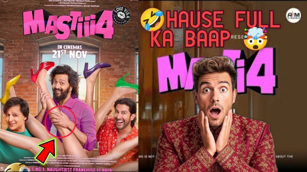"Masti 4 Trailer Review in Hindi | Riteish Deshmukh Ki Zabardast ...