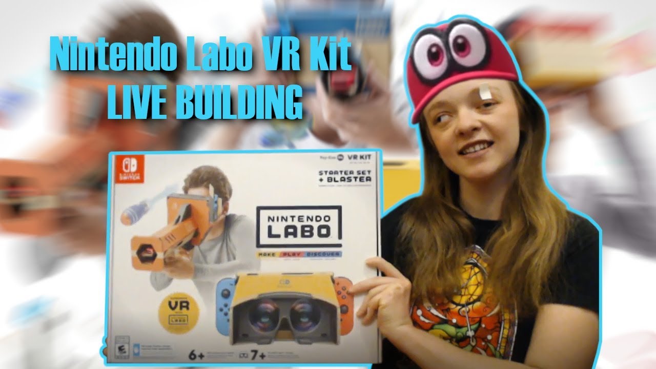 Nintendo Labo VR Kit BLASTER Live Build! | TheYellowKazoo - YouTube