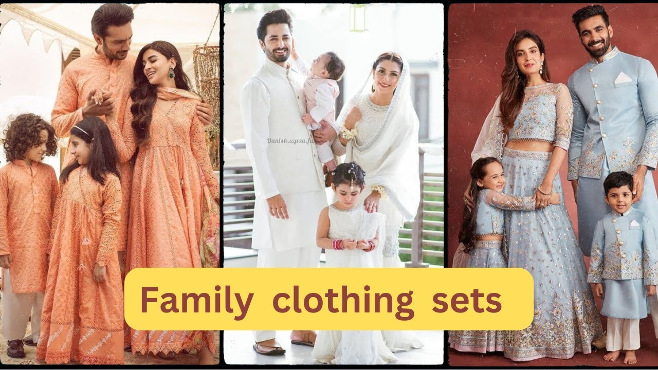 Family matching dres design//Family matching outfit design - YouTube