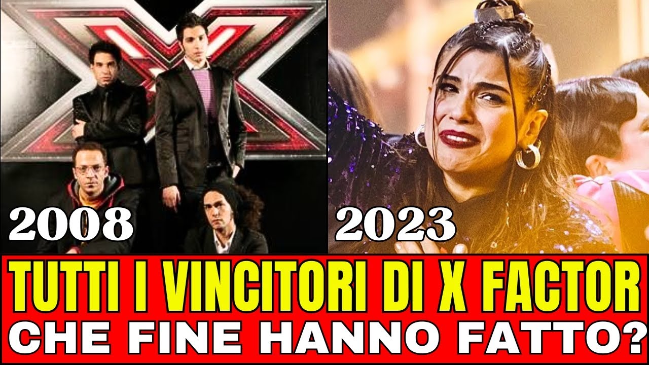 TUTTI I VINCITORI DI X FACTOR - Ecco cosa fanno oggi... - YouTube