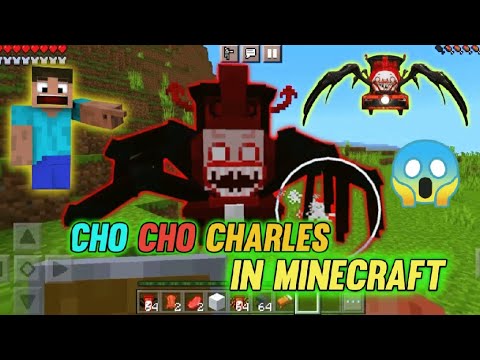 CHO CHO CHARLES MOD IN MINECRAFT 😱 | MINECRAFT MODS | CHO CHO CHARLES ...