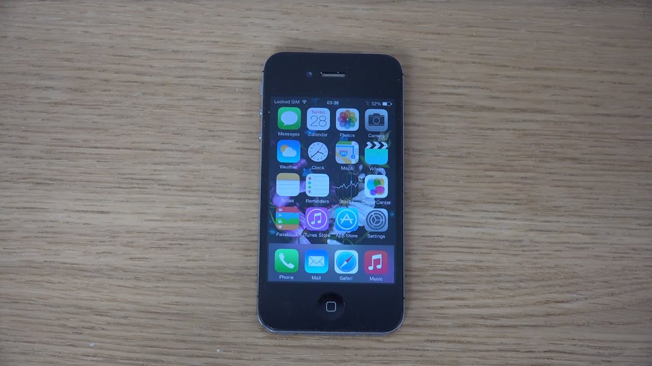 iPhone 4S iOS 8.0.2 - Review (4K) - YouTube