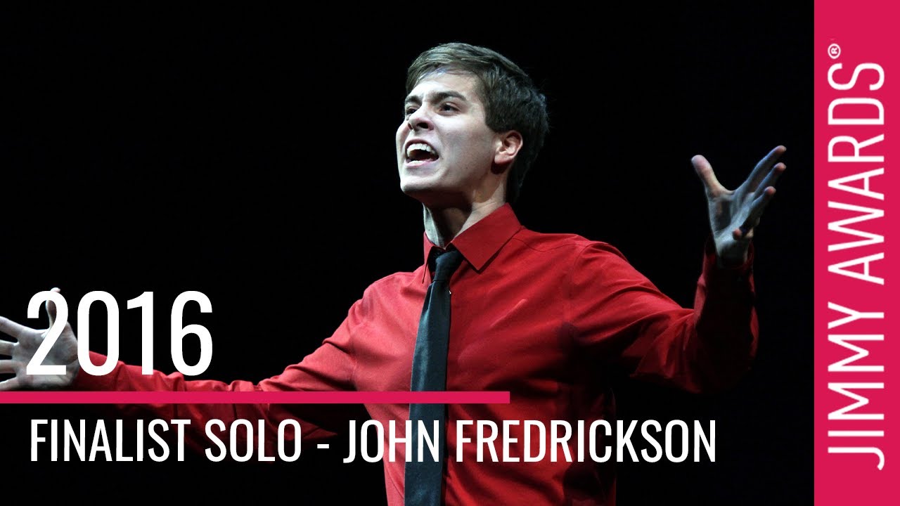 2016 Jimmy Awards Finalist John Frederickson - YouTube