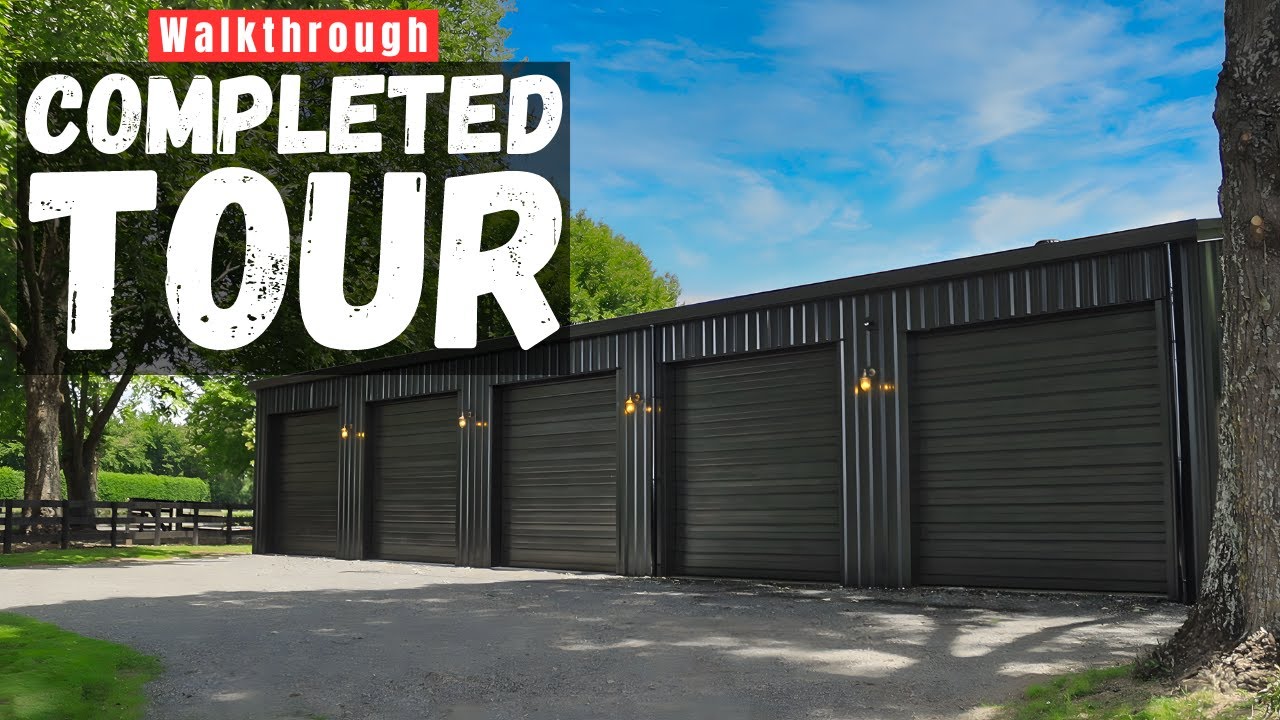 How We Built The Dream 5-Bay Garage: Luxury Shed Tour! | WaikatoSheds ...