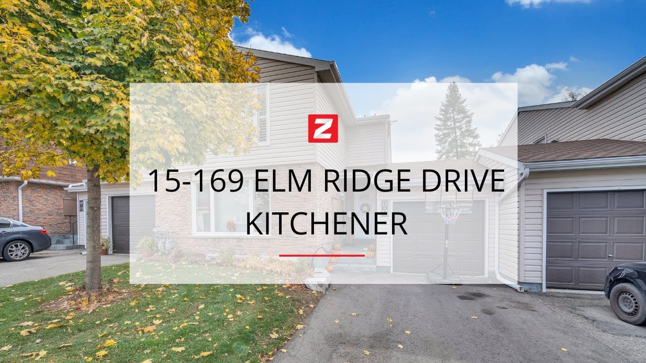 169 ELM RIDGE DRIVE UNIT 15, KITCHENER - YouTube