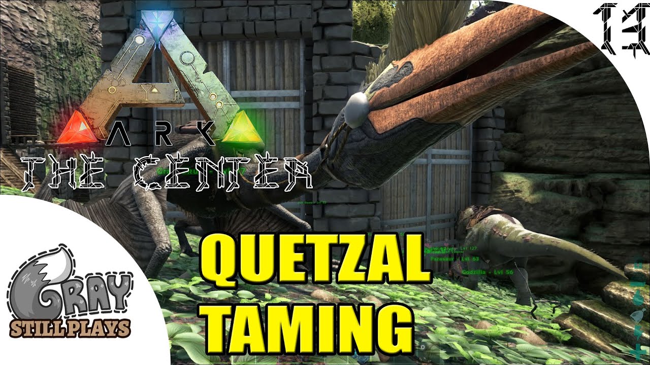 ARK Survival Evolved: The Center | Quetzal Taming! Also The New Water ...