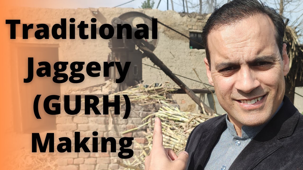 How Jaggery (Gurh) is made in Village Charsadda- Traditional Gurh ...