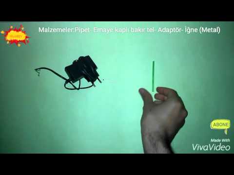 Basit Elektromanyetik Silah Yapımı (Rail Gun)