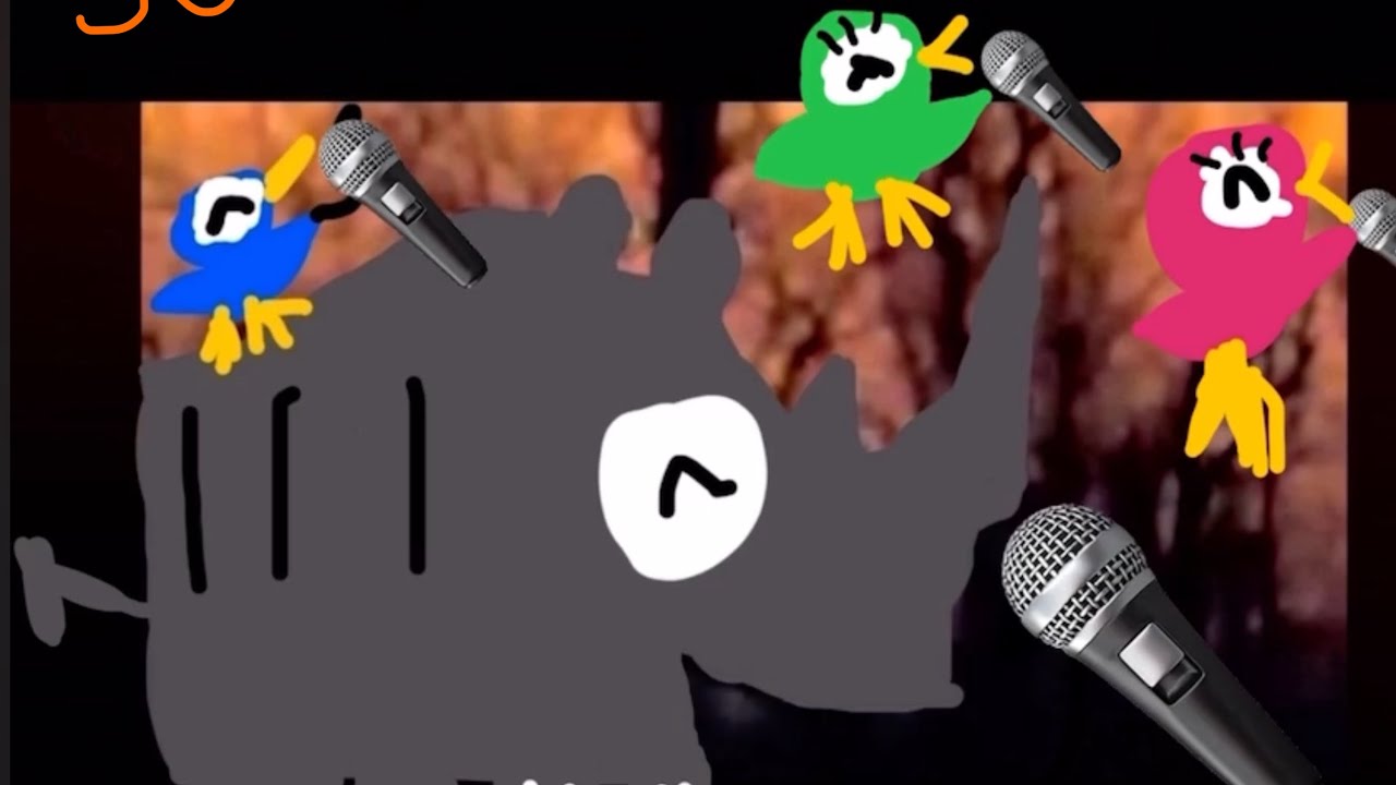 GANGS ARE HERE! SAY HELLO TO RHINOCEROS AND BIRD SINGING ANGRY BIRDS ...