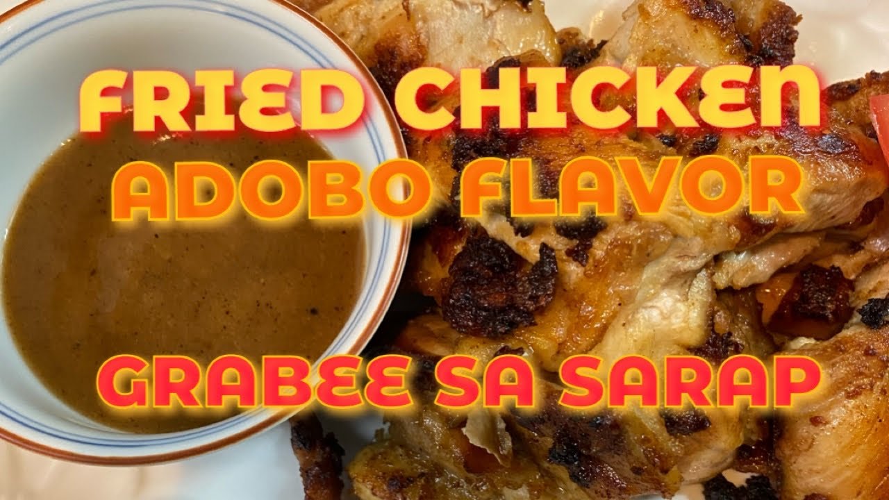 FRIED CHICKEN ADOBO GARLIC FLAVOR - YouTube