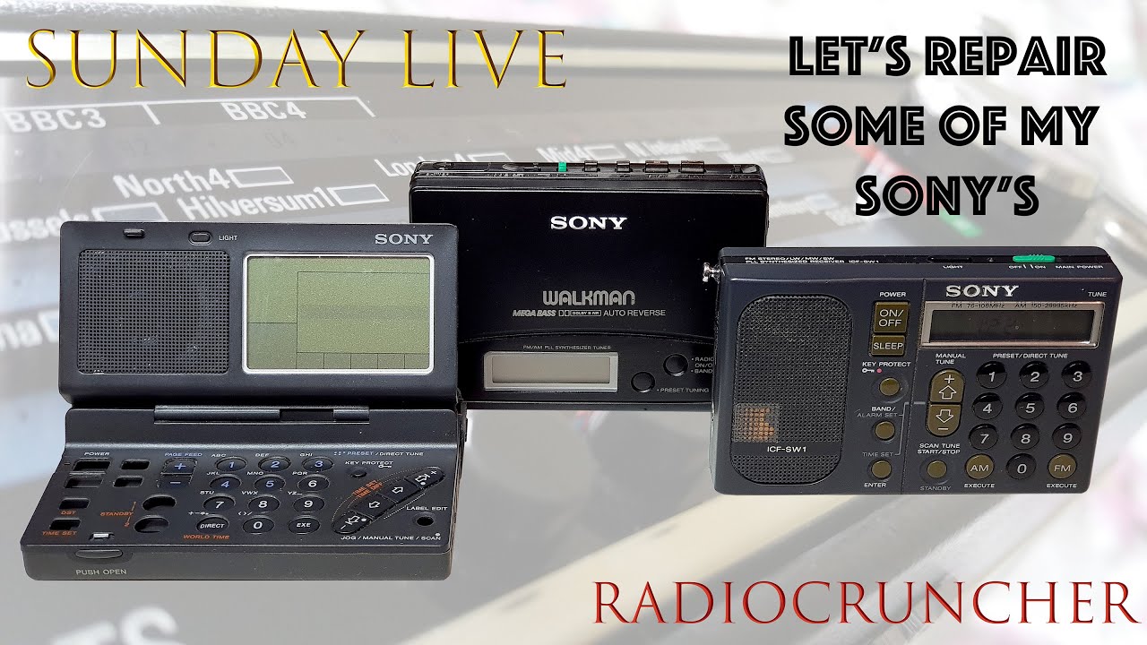 Sunday LIVE : Let’s fix some Sony’s - YouTube