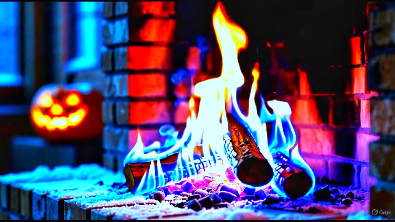 🎃🔥ASMR Campfire Crackling Sounds for Deep Sleep | Relaxing Halloween ...