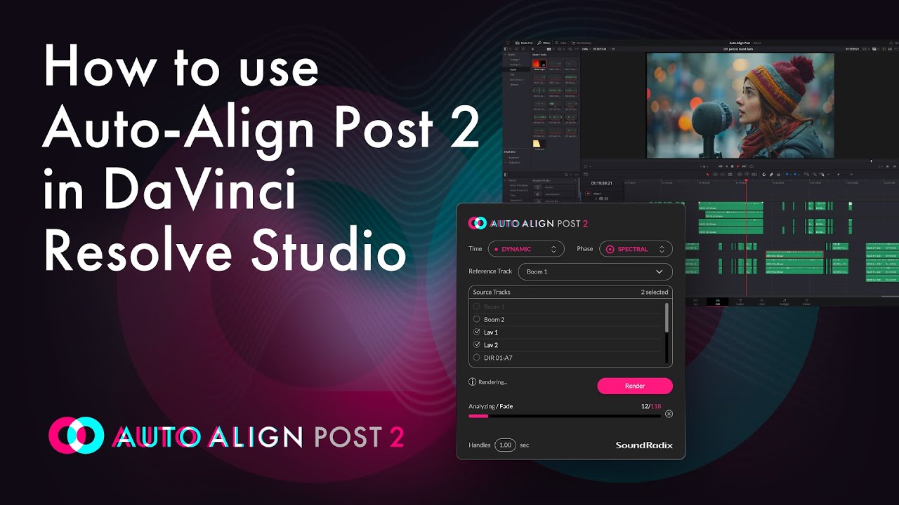 How to use Auto-Align Post 2 in DaVinci Resolve Studio - YouTube