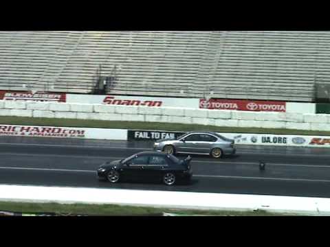 Subaru legacy gt35r 11.29 @ 122 Showdown at E-town 8/16/09 - YouTube