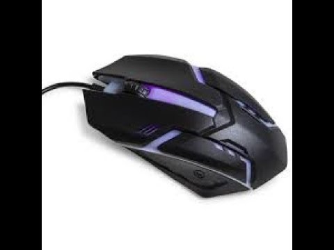 Youse LED gaming mouse REVIEW - YouTube