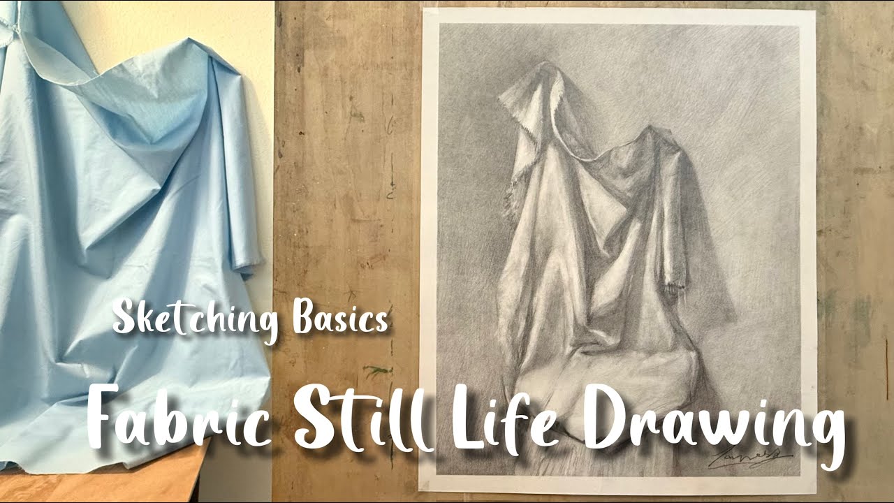 Live Fabric Study / Master Folds, Texture & Lighting – Sketching Basics ...