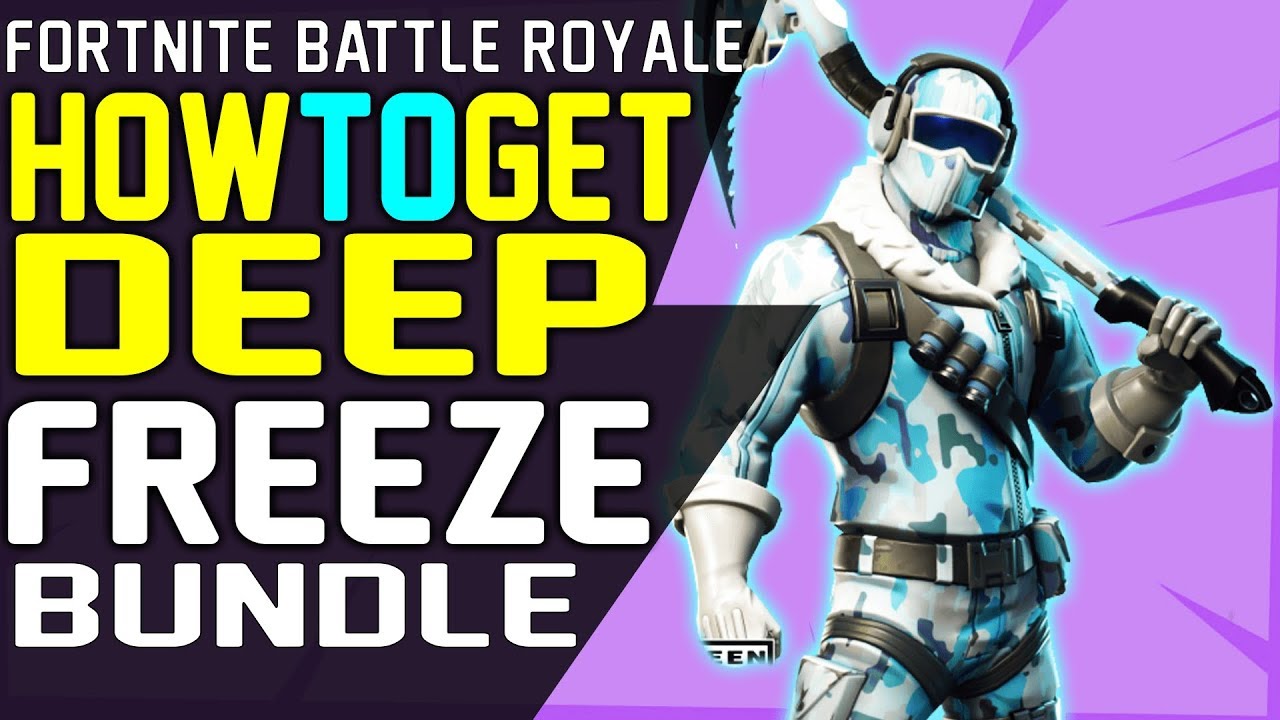 HOW TO GET NEW Fortnite DEEP FREEZE BUNDLE Frostbite Outfit, Cold Front ...