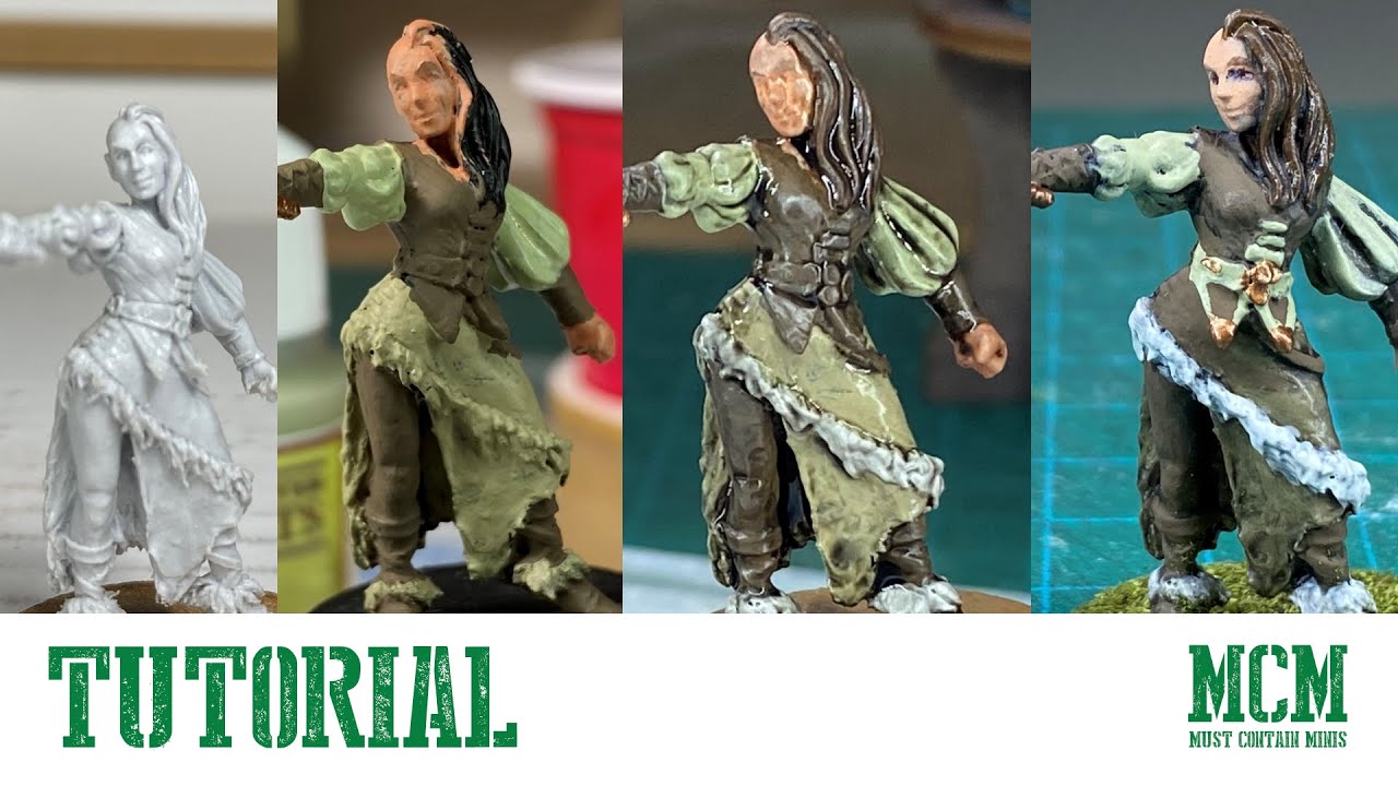 How to Paint Miniatures for Role Playing Games - painting Tutorial and ...