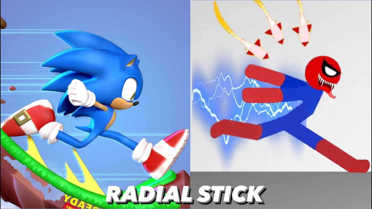 SONIC vs Stickman | Stickman Dismounting | funny and epic moments #182 ...