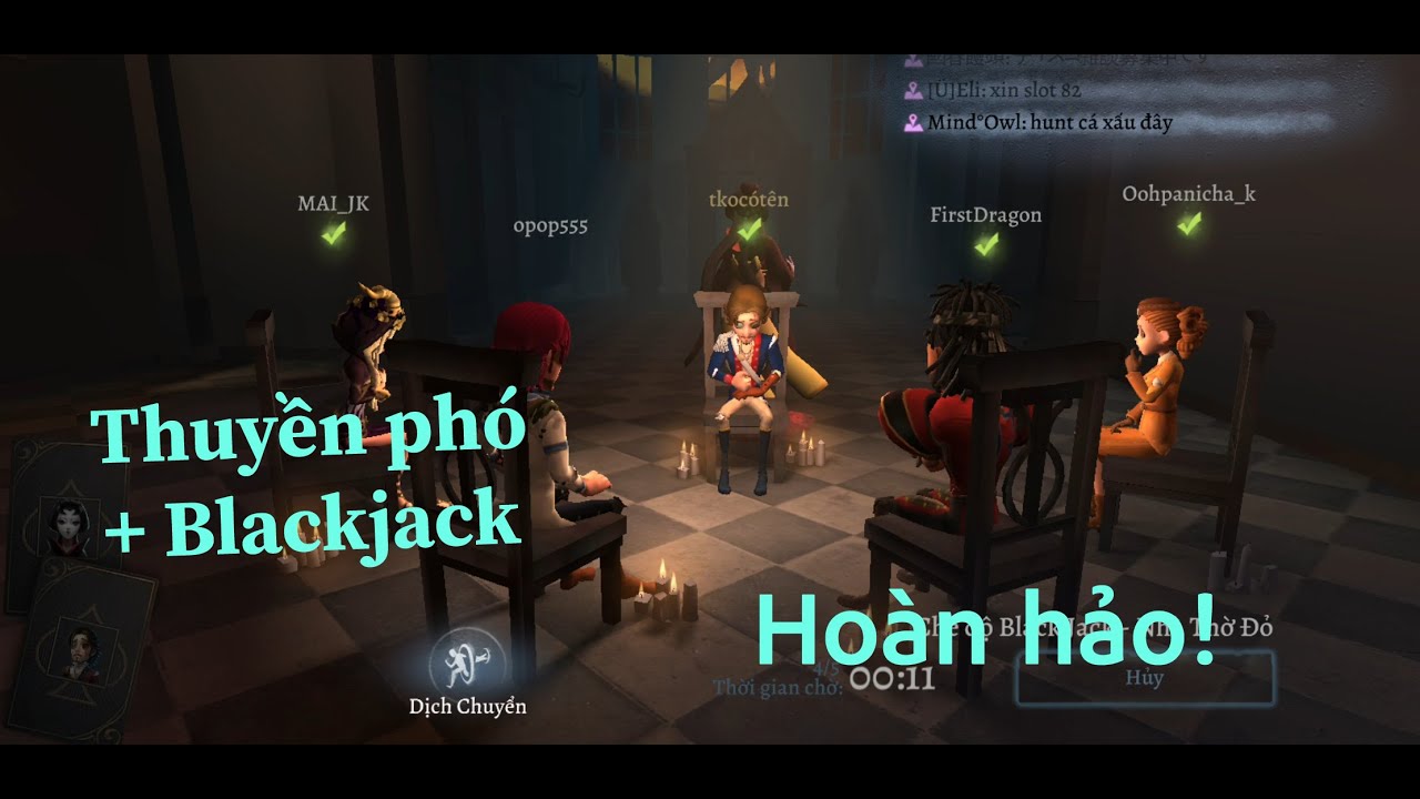 Identity V | First officer blackjack mode review | Dương 157 - YouTube