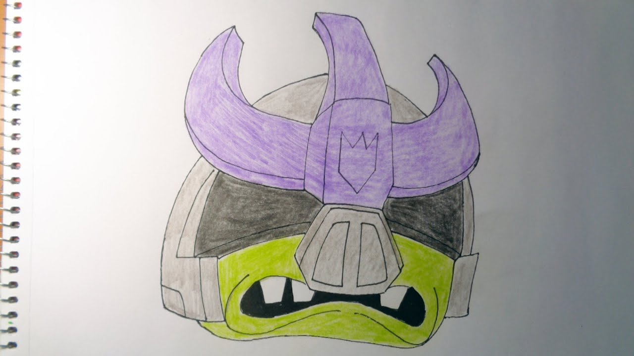 How to draw Angry Birds Transformers Galvatron - YouTube