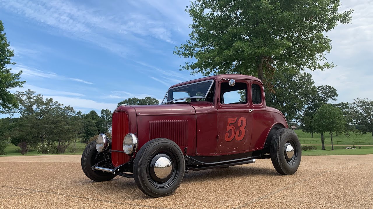 The Ultimate 1932 Ford 5 Window Coupe Hot Rod let’s take a Drive - YouTube